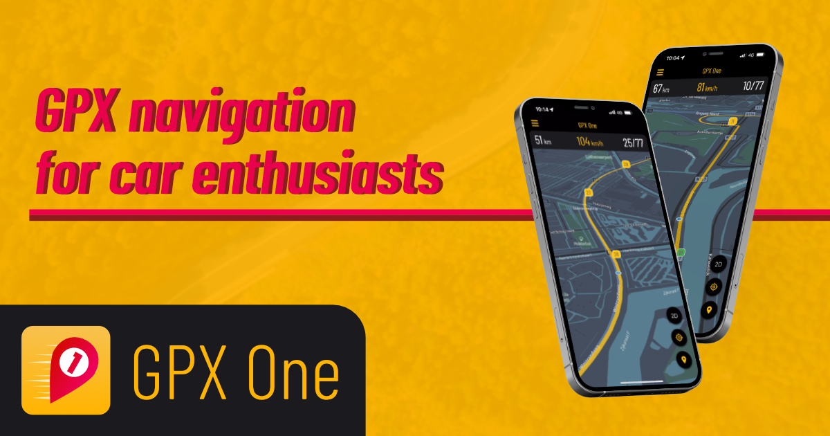 GPX One - GPX navigation app for car enthusiasts
